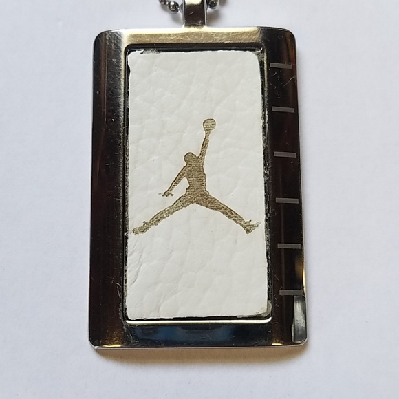 Nike | Accessories | Nike Air Jordan Af Keychain Lace Tag Leather ...